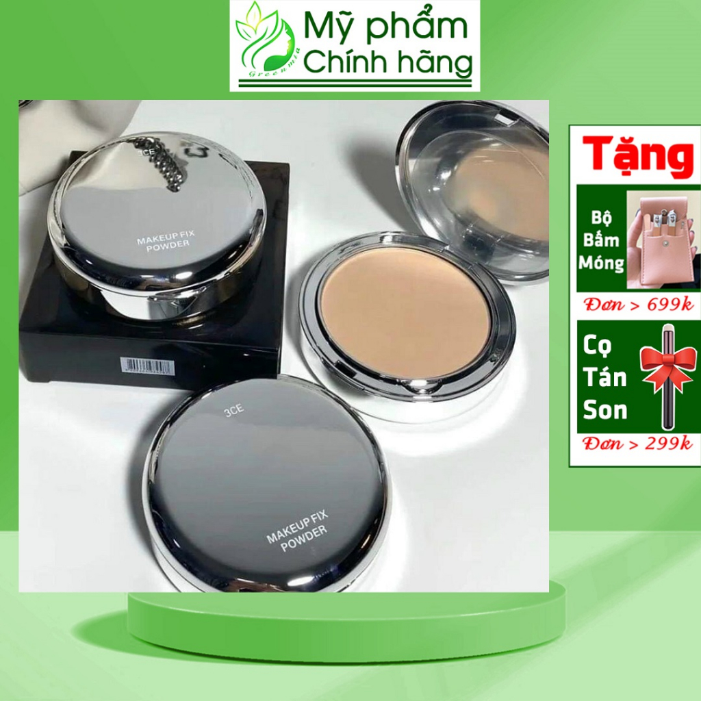 PHẤN PHỦ NÉN 3CE MAKEUP FIX POWDER FAIR SOFT CLEAR LIGHT SIÊU MỊN CHE ...