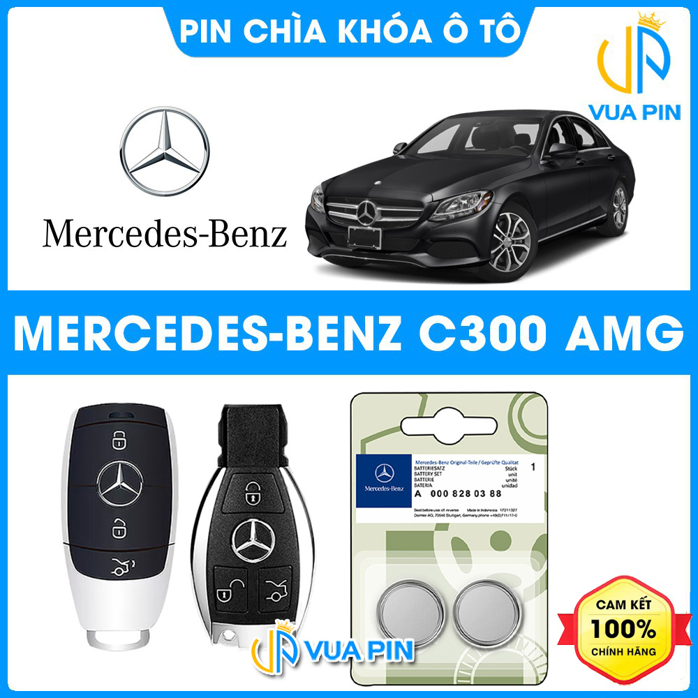 Pin chìa khóa ô tô Mercedes C300 AMG chính hãng Mercedes sản xuất tại ...