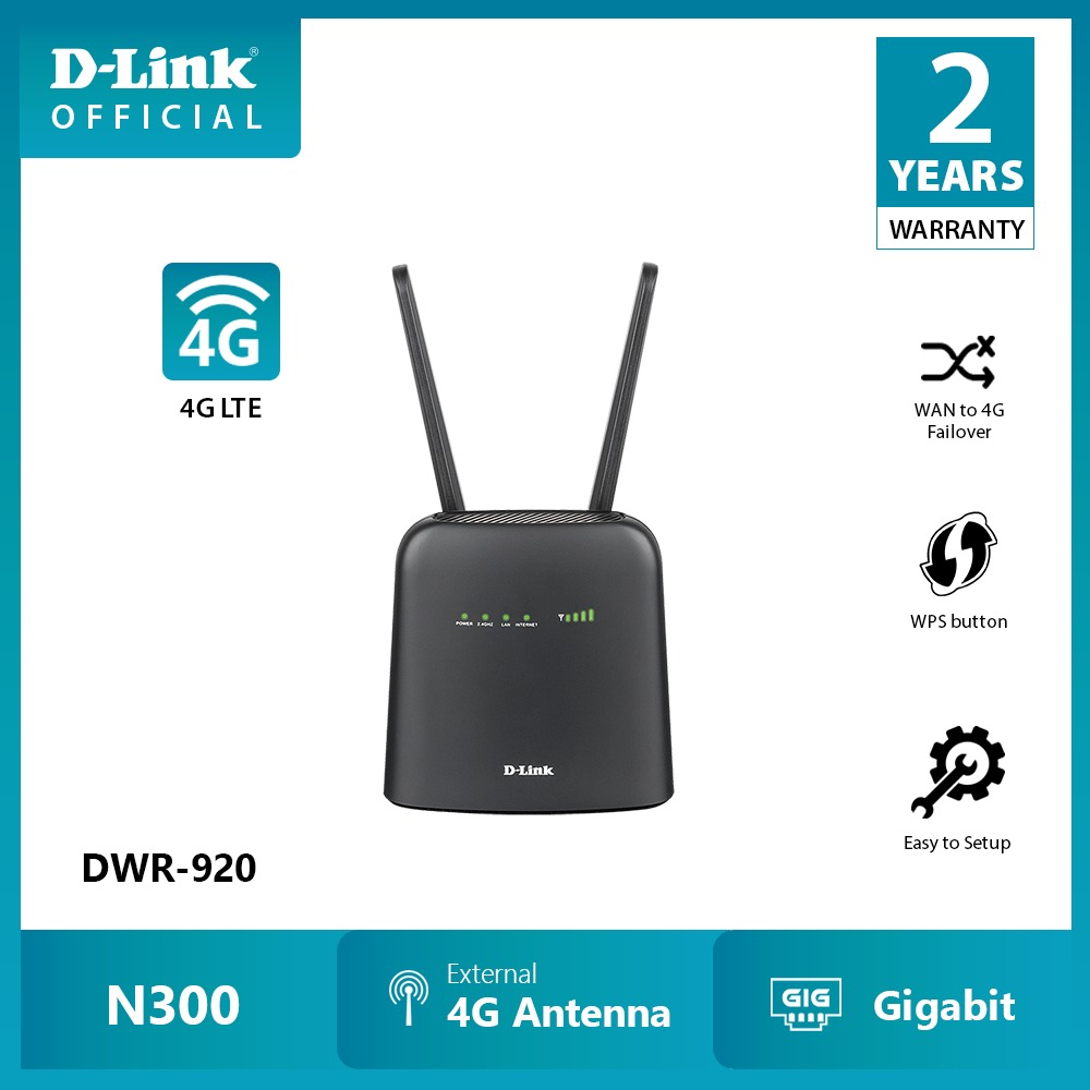 D-LINK DWR-920 - Bộ phát Wi-fi N300 4G LTE | Shopee Việt Nam