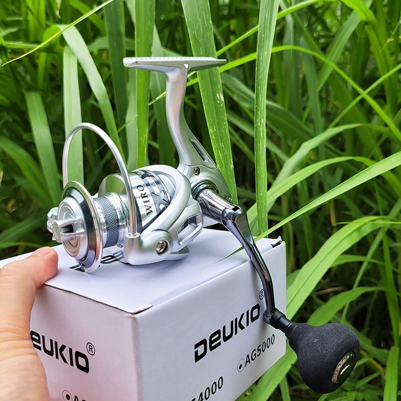Máy câu cá Deukio wiro AG cao cấp tải lớn size từ 2000-7000 câu lục câu ...
