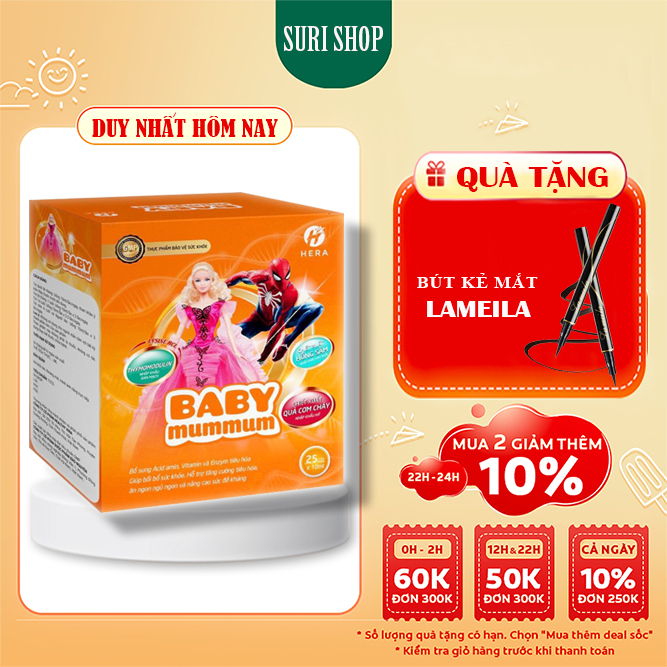 Siro Ăn Ngon cho bé Baby Plus Mumum Hera Chính Hãng Tăng Cân Tự Nhiên ...