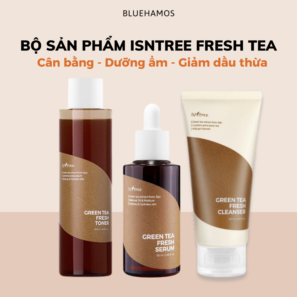 Dòng dưỡng da trà xanh Isntree Fresh Tea | Shopee Việt Nam
