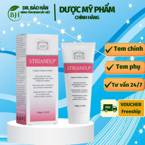[NK CHÍNH HÃNG] Kem chống rạn da STRIANIX-P 100g phòng và làm mờ RẠN ĐỎ ...