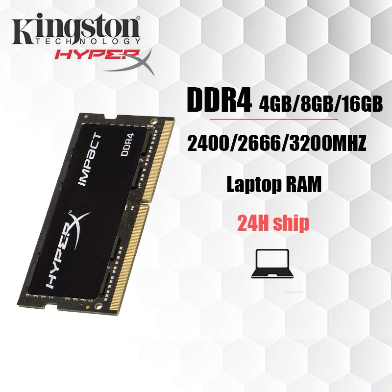 【Ship hàng tận nơi 24H】4GB/8GB/16GB Kingston Hyperx Gaming RAM DDR4 2400/2666/3200MHZ SODIMM For ...