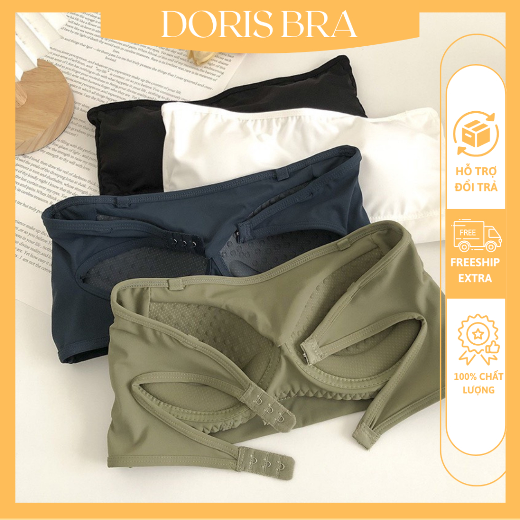 Áo DORIS, bra Quây Ngang BR308, Đúc Su Mẫu Mới Đệm Đẩy Ngực Móc Kép ...