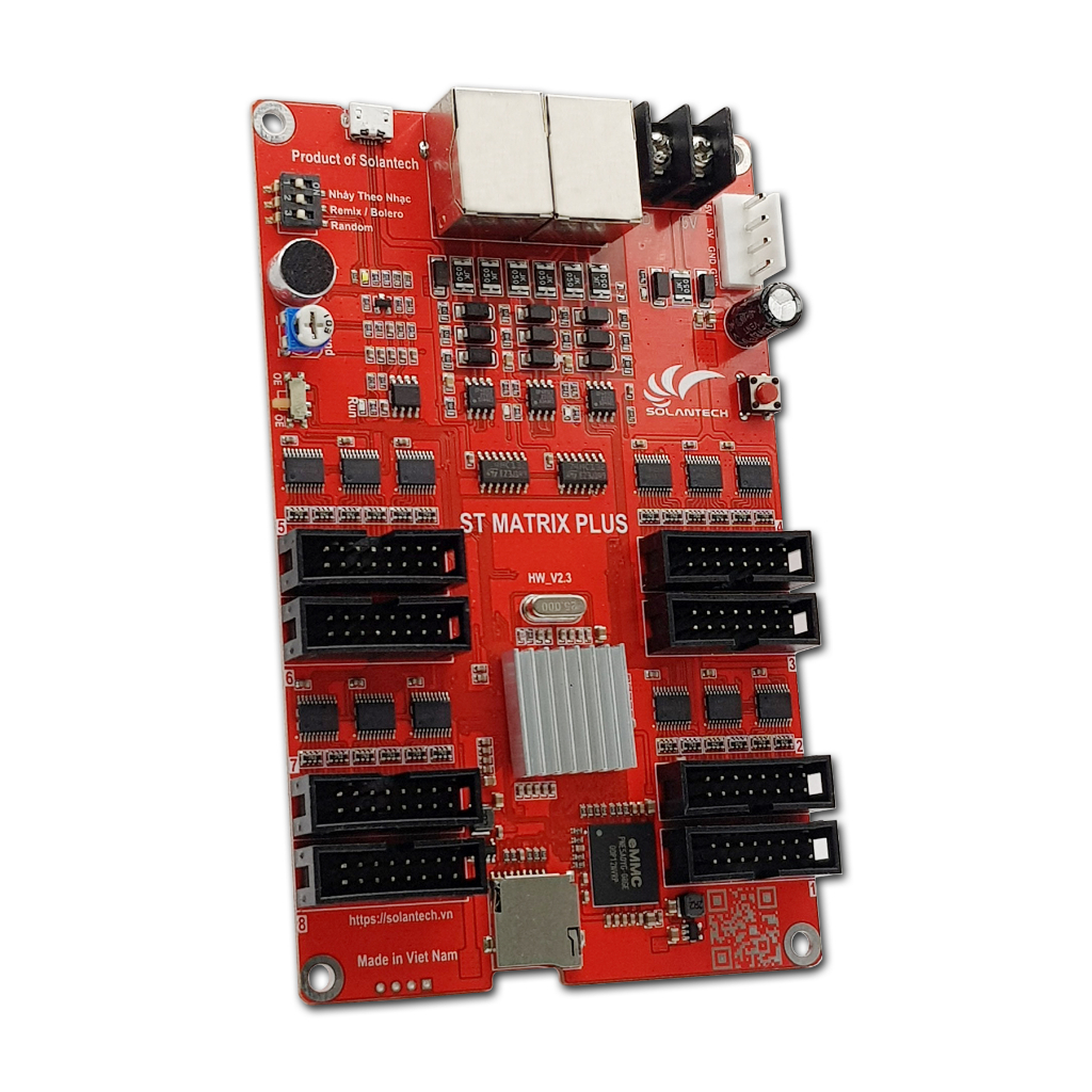 MẠCH LED MÀN HÌNH SOLANTECH - ST MATRIX PLUS - PHIÊN BẢN CHÍP NHỚ ...