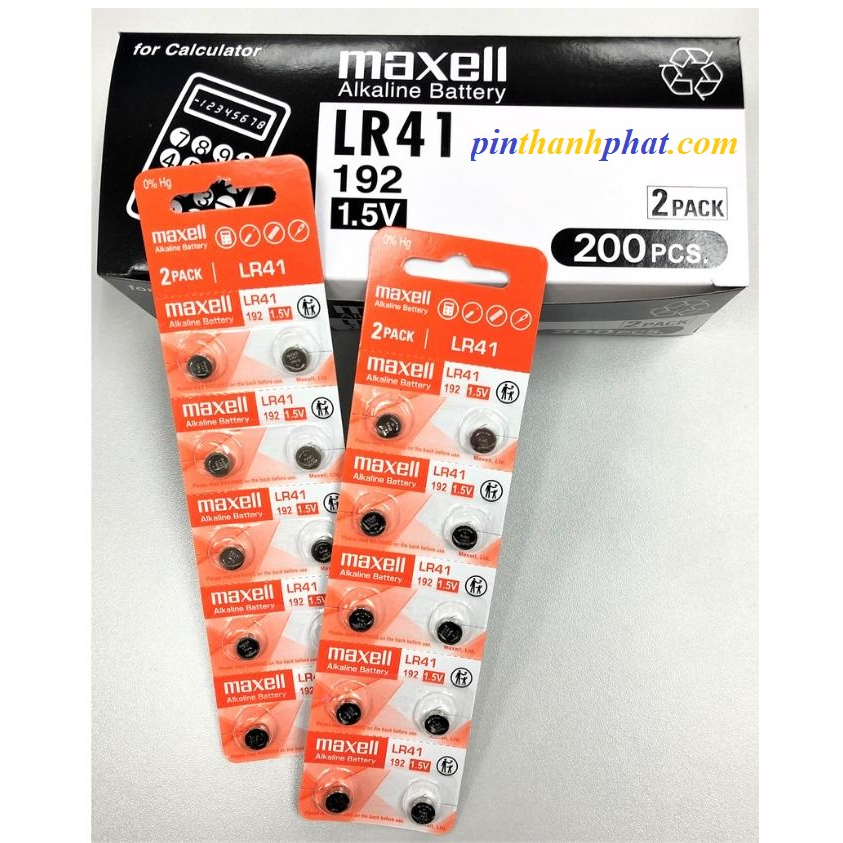 Pin Maxell AG63 LR41 192 A76 Alkaline Chính Hãng pin cúc áo | Shopee Việt Nam