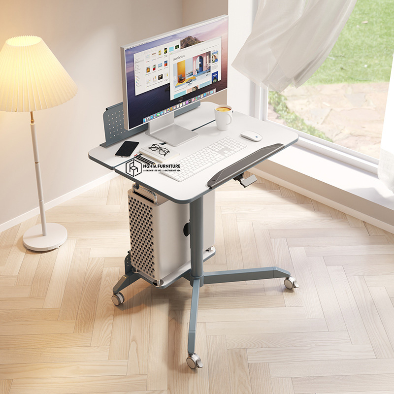 Bàn di động TABLE LAPTOP 03 Nghia furniture - Nâng hạ 690mm - 1050mm ...