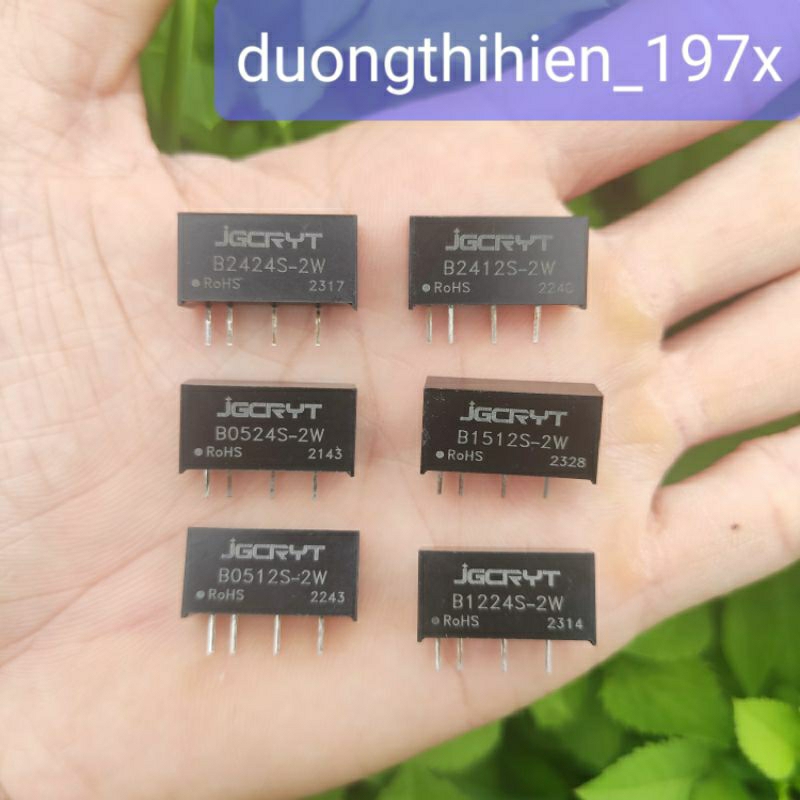 IC cách ly nguồn 2W B0505S, B0512S, B0524S, B1205S, B1212S, B1224S, B1512S, B2405S, B2412S ...