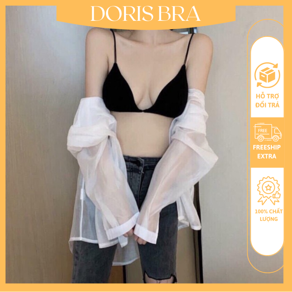 [SIÊU PHẨM MÙA HÈ] Áo lót DORIS, bra BR2099 cotton dây mảnh cài trc ôm nâng nhẹ nhàng | Shopee ...