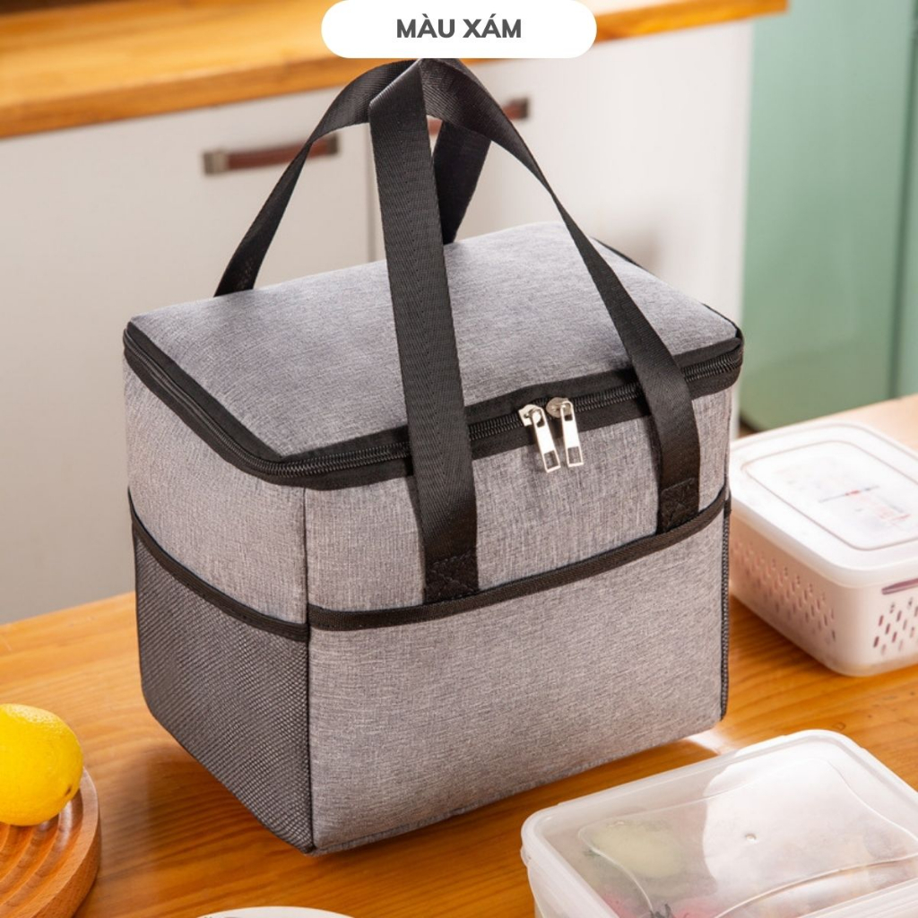 Túi giữ nhiệt đựng hộp cơm văn phòng, túi đựng hộp cơm mang đi làm, đi ...