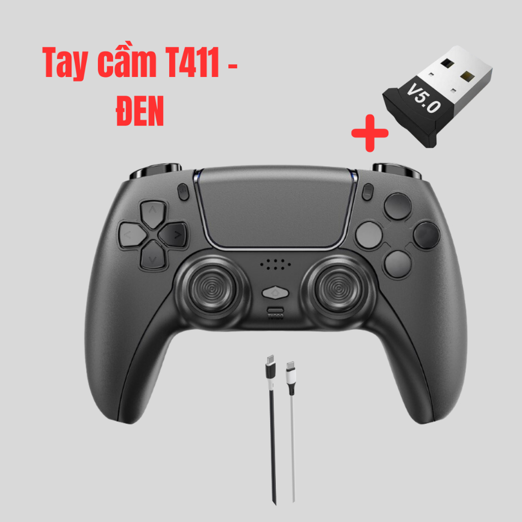 Combo tay cầm chơi game T28 T411 T37 TS101 và usb không dây Bluetooth ...