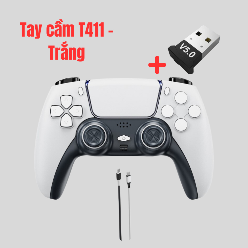 Combo tay cầm chơi game T28 T411 T37 TS101 và usb không dây Bluetooth ...