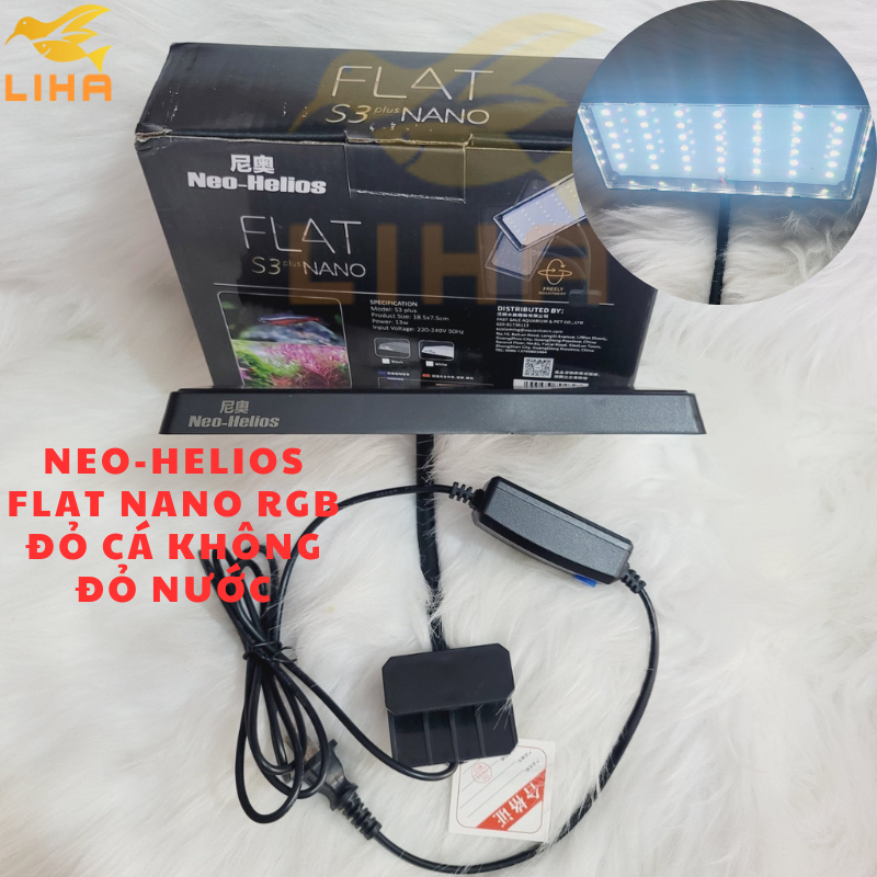 NEO-HELIOS FLAT S3 PLUS NANO RGB - Đèn Kẹp Mini RGB Đỏ Cá Không Đỏ Nước ...