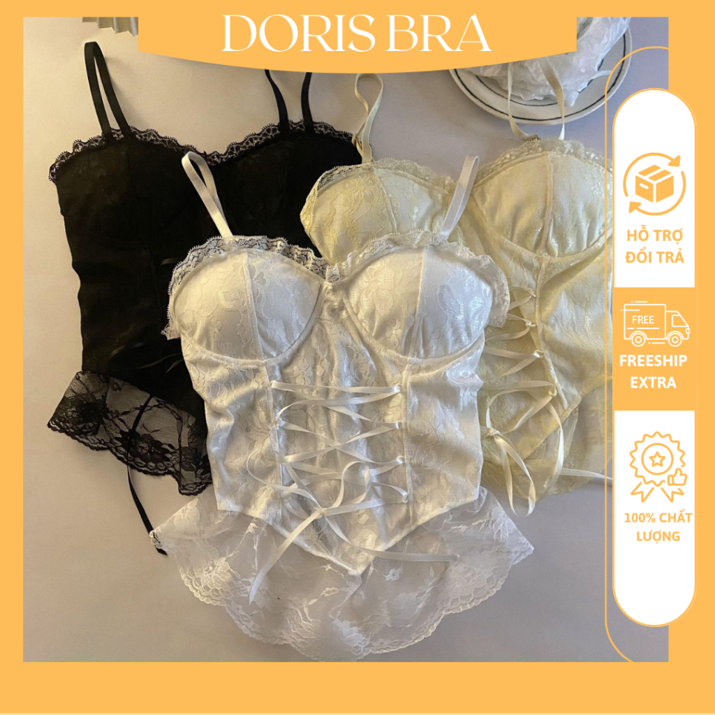 [Hàng thiết kế] Áo lót,BR66 bra nữ công chúa rút dây eo, chun lưng hàn quốc sang chảnh | Shopee ...