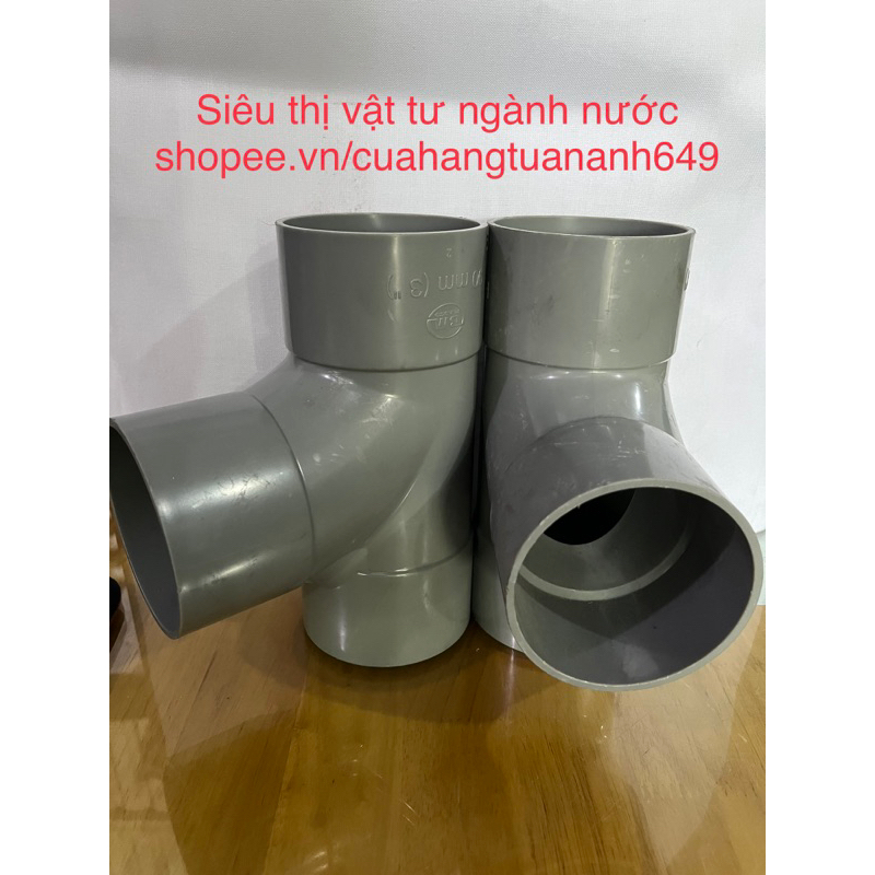 [TÊ CONG PVC BM] CHỮ T CONG NHỰA BÌNH MINH 60/90/114 | Shopee Việt Nam