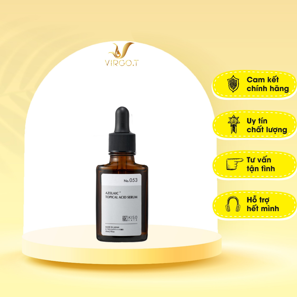 Serum Giảm Mụn Azelaic Acid KISO Nhật Bản 30ml | Shopee Việt Nam