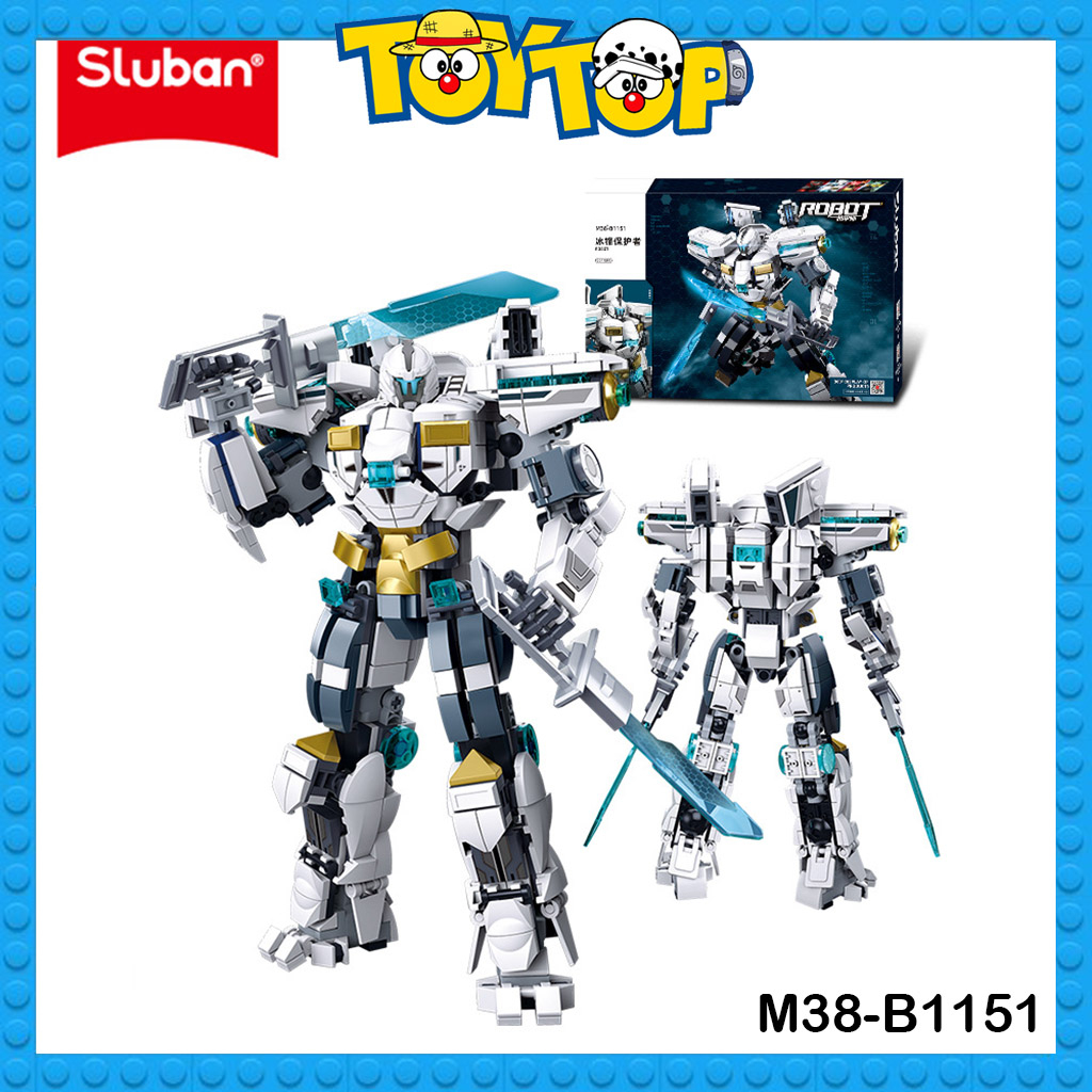 [Lẻ 1] Đồ chơi lắp ráp rô bốt mô phỏng Pacific Rim robot chiến binh xếp ...
