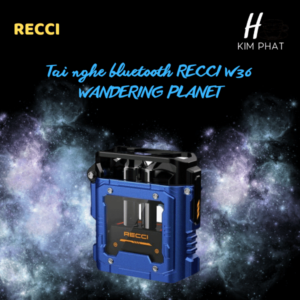 Tai Nghe Bluetooth RECCI W36 WANDERING PLANET TWS EARBUDS - chất lượng âm thanh HiFi - hiệu ứng ...