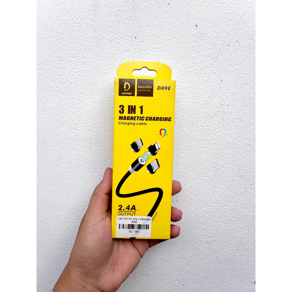 Cáp hít từ 3 in 1 denmen D09E | Shopee Việt Nam