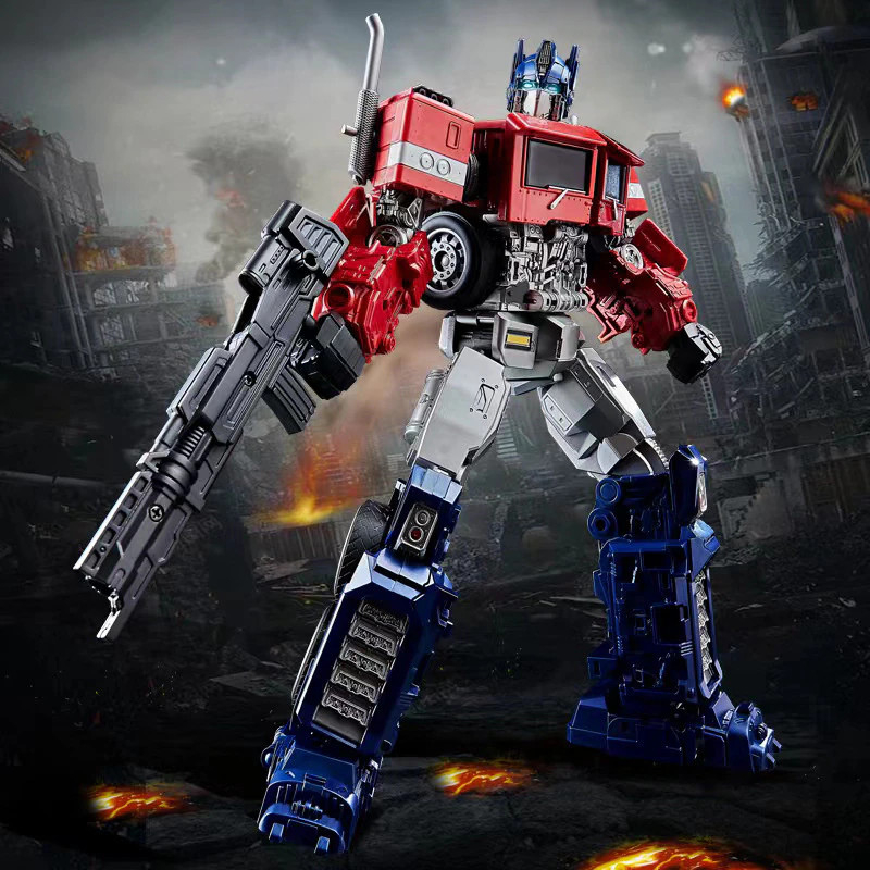 Mô hình Transformer Optimus Prime YOUHU 131D KO cao 32cm Biến thành xe ...