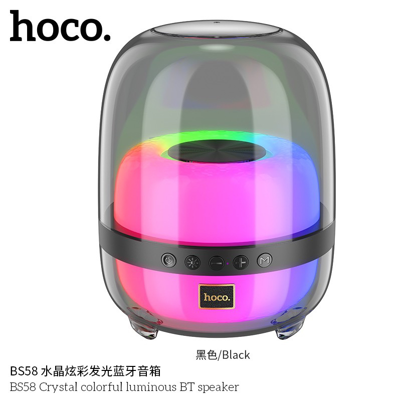 Loa Bluetooth HOCO BS58 hiệu ứng đèn LED | Shopee Việt Nam