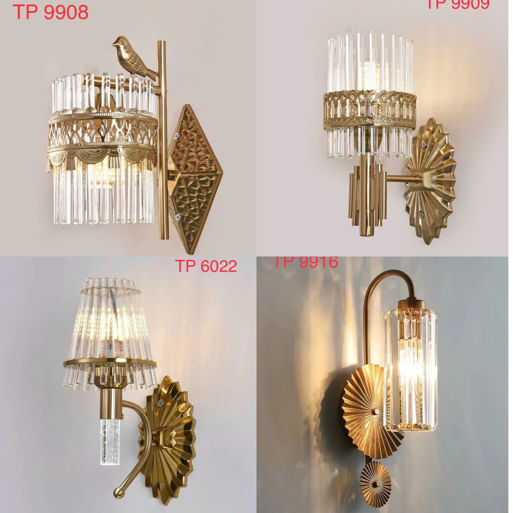 Đèn vách,Đèn trang trí tường cầu thang decor nội thất pha lê cao cấp ...