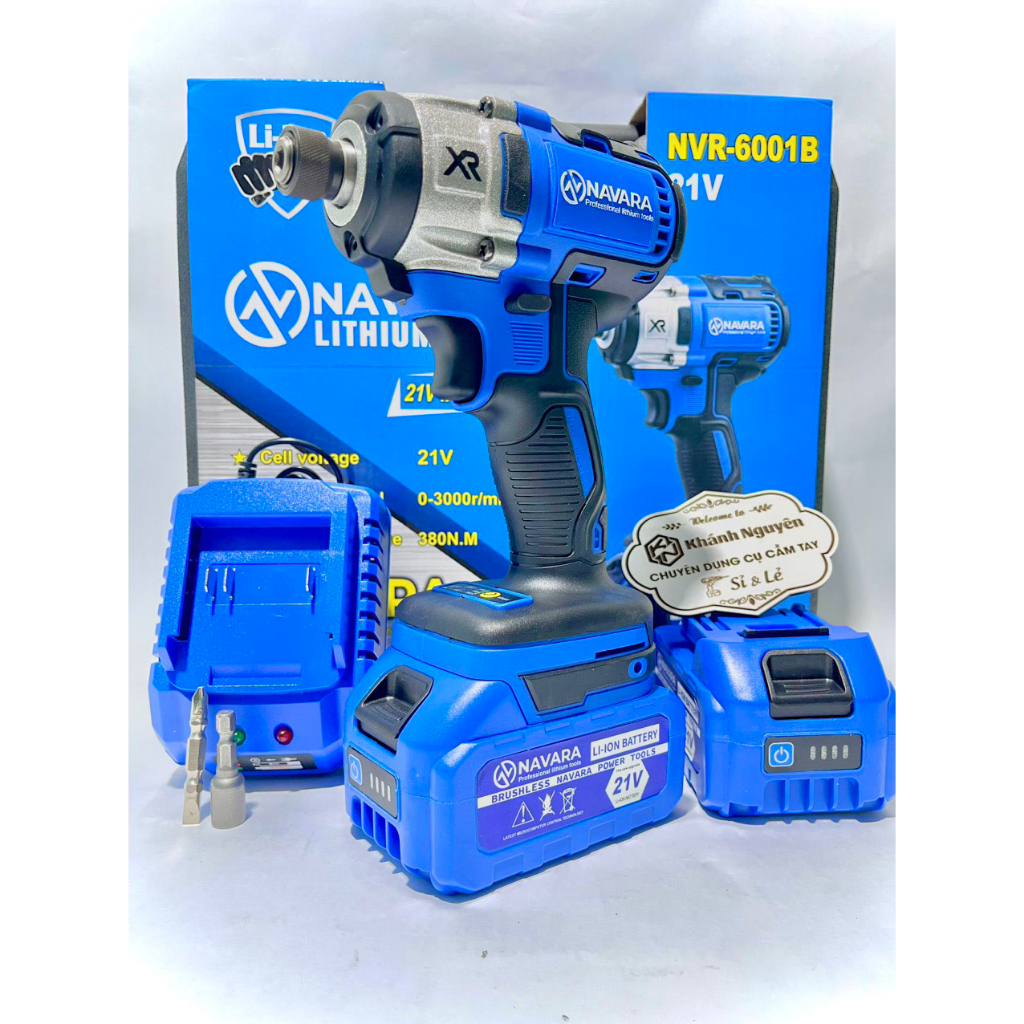 Máy Bắn Vít , Máy bắn vít Navara 6001B, Động cơ không chổi than, Pin 10 ...