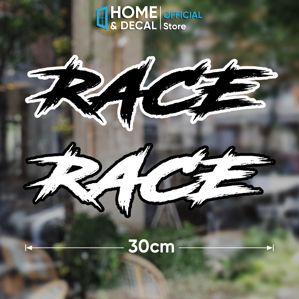 Tem Dán Xe Máy Race, Decal Trang Trí Xe, Sticker Dán Các Vị Trí Trên Xe ...