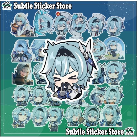 [Genshin Impact] - Set 10/15/30 Sticker Eula hình dán chibi game ...