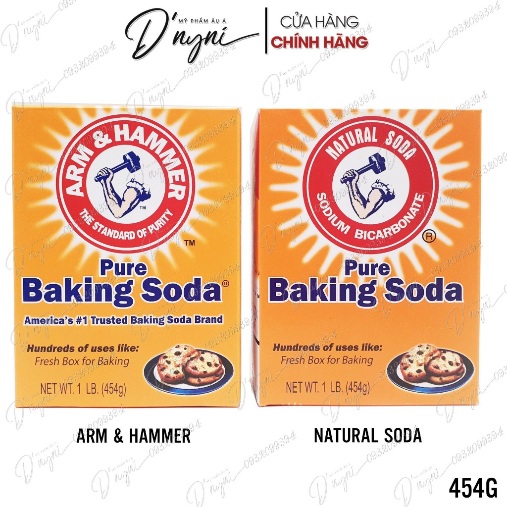 Bột Baking Soda Làm Bánh, Làm Trắng Răng, Tẩy Tế Bào Chết, Khử Mùi Hôi ...