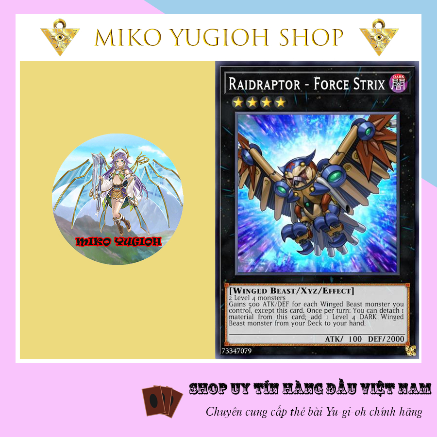 [ Miko Yugioh ] Thẻ Bài Yugioh Chính Hãng Tiếng Nhật Raidraptor - Force ...