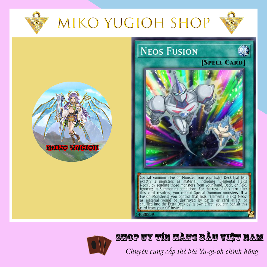 [ Miko Yugioh ] Thẻ Bài Yugioh Chính Hãng Tiếng Nhật Neos Fusion SUB1 ...
