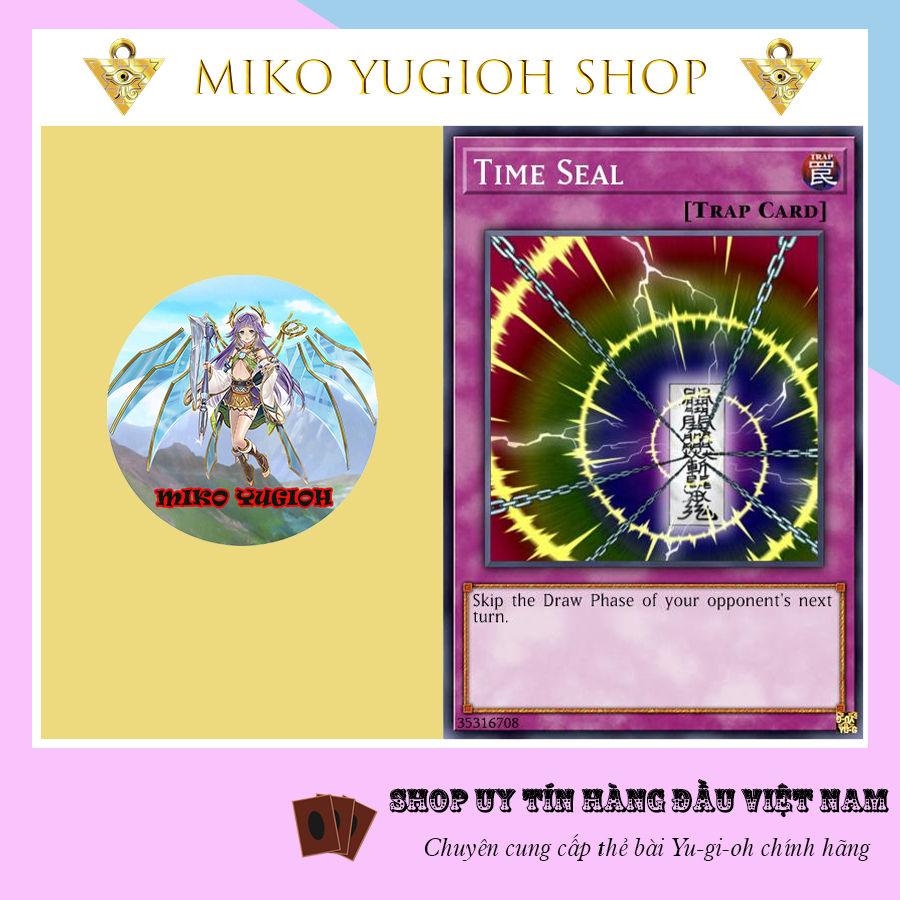[ Miko Yugioh ] Thẻ Bài Yugioh Chính Hãng Tiếng Nhật Time Seal SUB1 ...