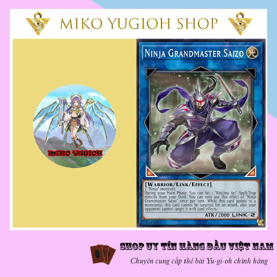 [ Miko Yugioh ] Thẻ Bài Yugioh Chính Hãng Tiếng Nhật Ninja Grandmaster ...