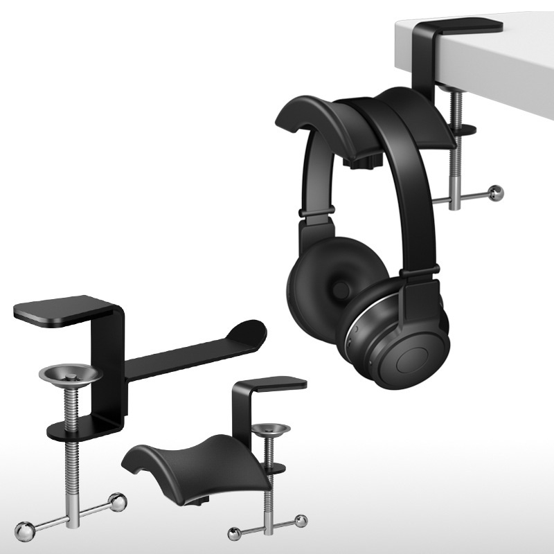 Giá treo tai nghe headphone, móc treo tai nghe kẹp bàn có thể dùng treo ...