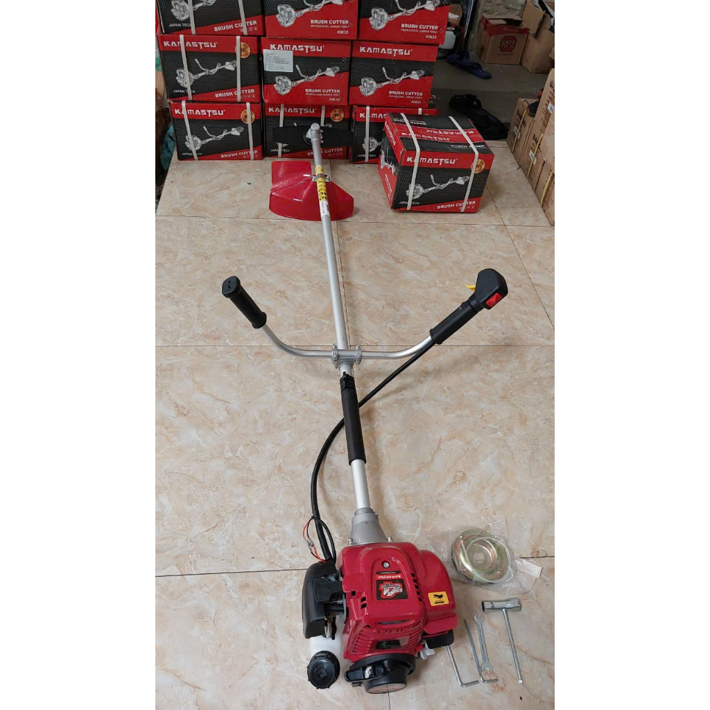Máy cắt cỏ chạy xăng Kamatsu KM35 động cơ 4 thì | Shopee Việt Nam