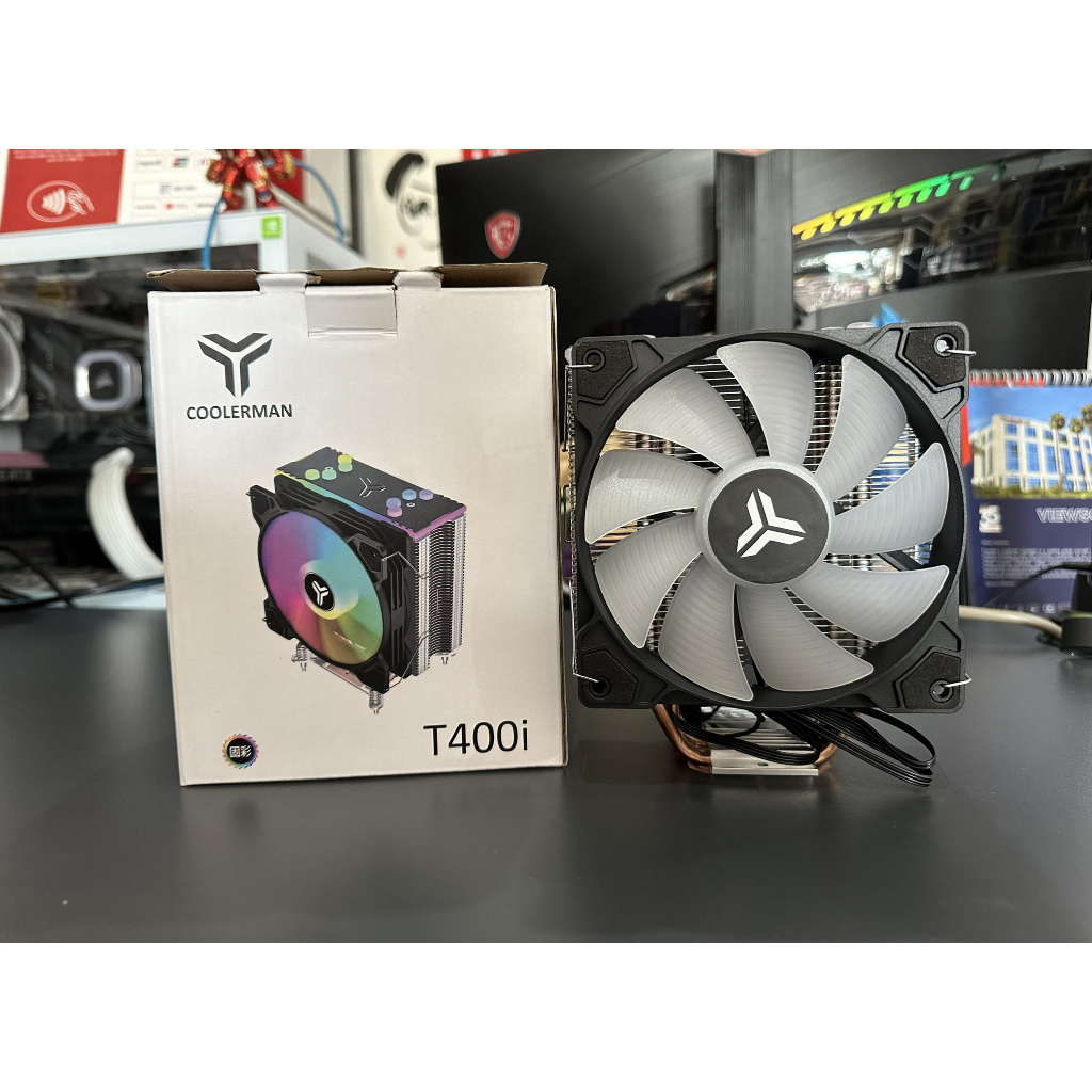 Tản nhiệt Khí CPU CoolerMan T400i Led RGB | Shopee Việt Nam