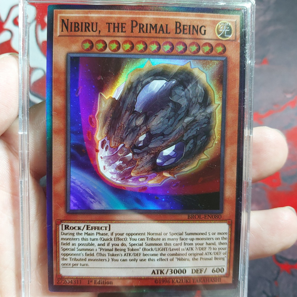[yu Gi Oh]lá Bài Nibiru The Primal Being Tinh Thạch Nguyên Tử Hiệu ứng