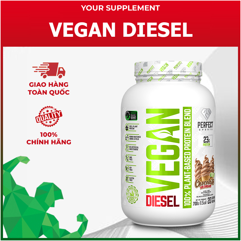 Sữa Tăng Cơ Whey Vegan Diesel - Perfect Sport 700gr (20 servings ...