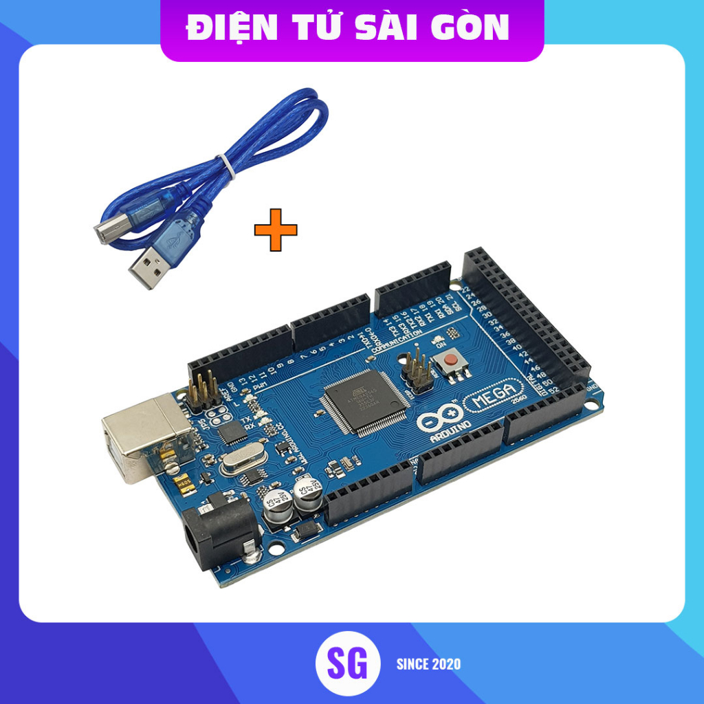 Mạch Arduino Mega 2560 R3 Sử Dụng Chíp Atmega16u2 W0r0 Shopee Việt Nam