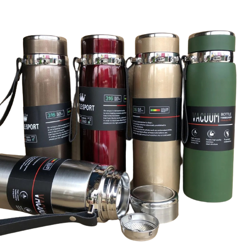 Bình Giữ Nhiệt Inox Bottle Sport 600ml INOX Có Dây Xách ( KHÔNG KÈM ỐNG ...