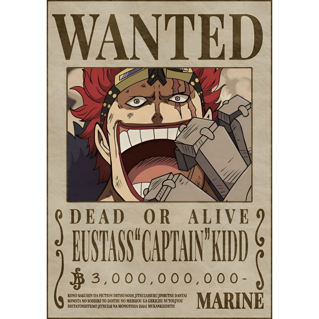 Poster One Piece Truy Nã - Poster Wanted One Piece kích thước A4 mẫu ...
