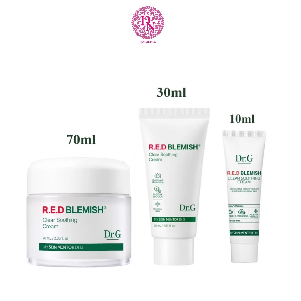 Kem dưỡng da Dr.G R.E.D Blemish Clear Soothing Cream | Shopee Việt Nam
