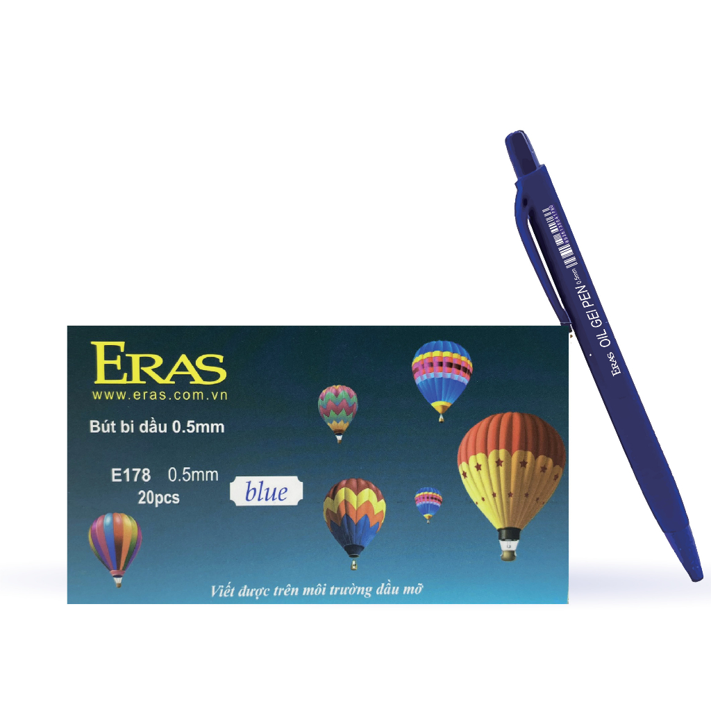 [Eras VN] BÚT BI TAM GIÁC E178 0.5MM (1 hộp=20c) | Shopee Việt Nam
