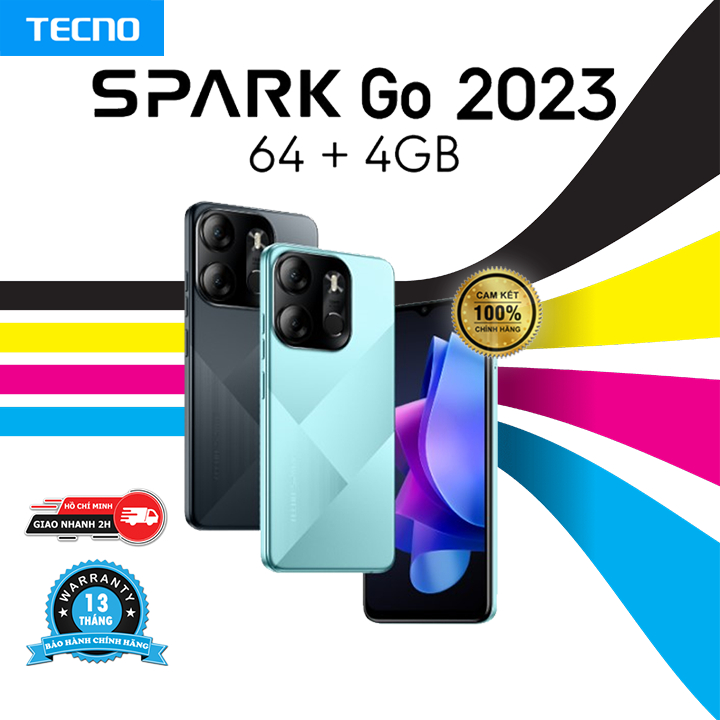 Điện thoại Tecno SPARK GO 2023 4GB/64GB - Helio A22 | 5000 mAh | 6,6 ...