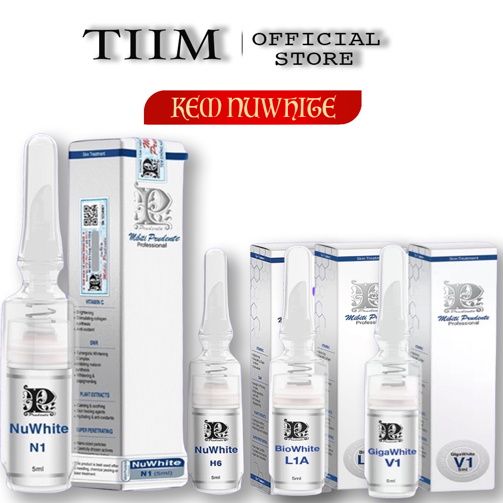 Kem Nuwhite Mibiti Prudente hồng nhũ hoa N1, hồng vùng kín nuwhite V1,Khử thâm nách mông bẹn H6 ...