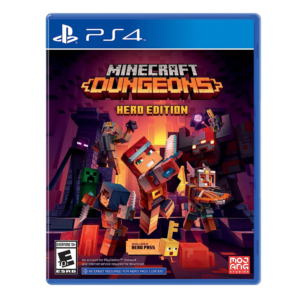 Đĩa Game PS4: Minecraft Dungeons Hero Edition | Shopee Việt Nam