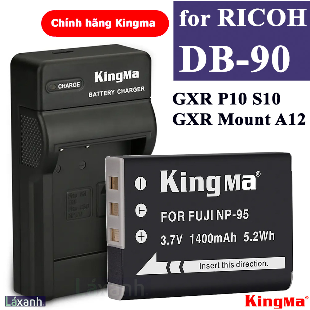 Ricoh DB-90 DB90 | Pin và Dock sạc máy ảnh KINGMA Ricoh DB-90 DB90 ...
