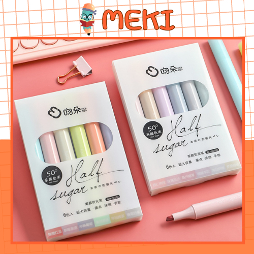 Bút Highlight Màu Pastel Bút Đánh Dấu Nhớ Dòng Dạ Quang Cute Nhiều Màu ...